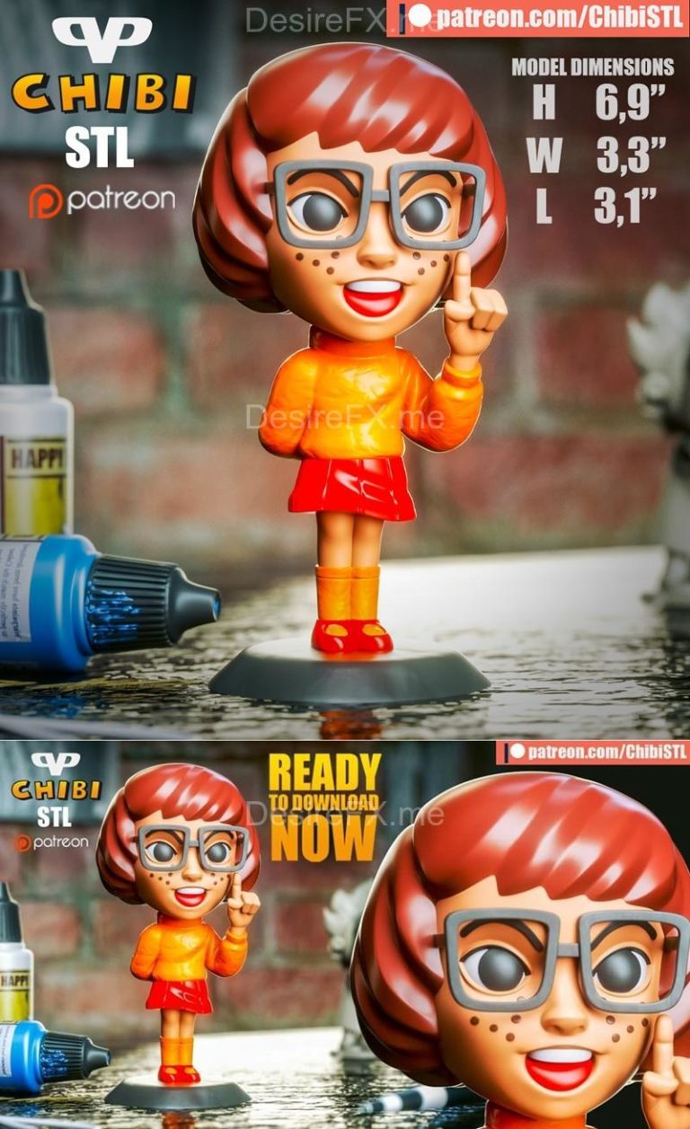 Desire FX 3d models | Velma Chibi – 3D Print Model STL
