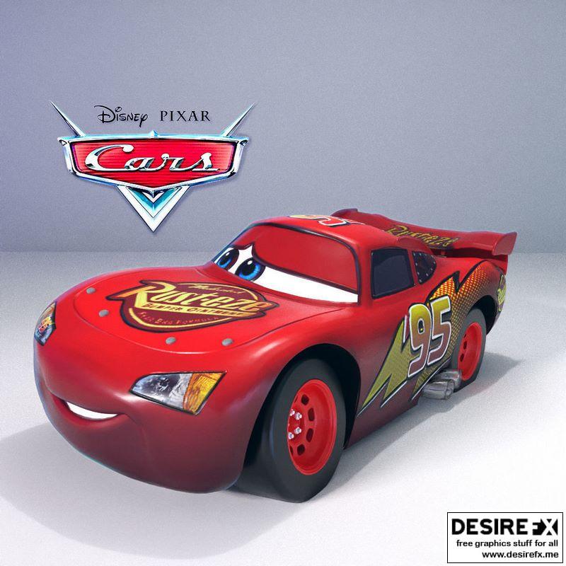 Desire FX 3d models | Disney Pixar Cars Diecast Lightning McQueen ...