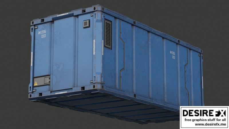 Desire FX 3d models | Sci-Fi Shipping Container