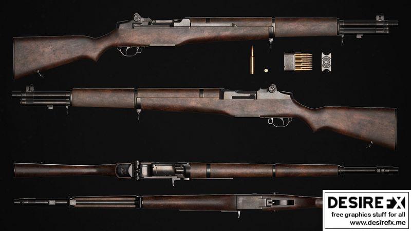 Desire FX 3d models | M1 Garand Rifle
