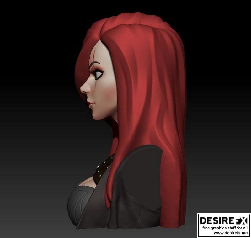 Desire FX 3d models | Bust – Katarina 3D print model