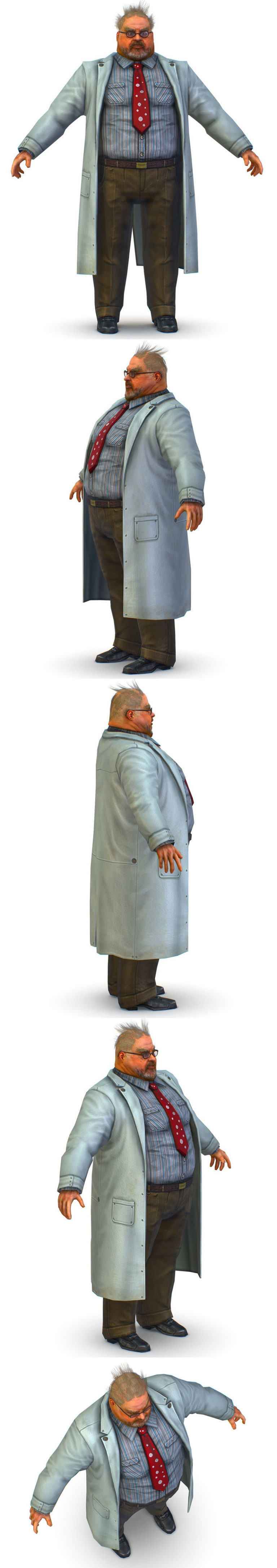Desire FX 3d models | A Disheveled Fat Old Man in a Chemistry Coat – 3D ...