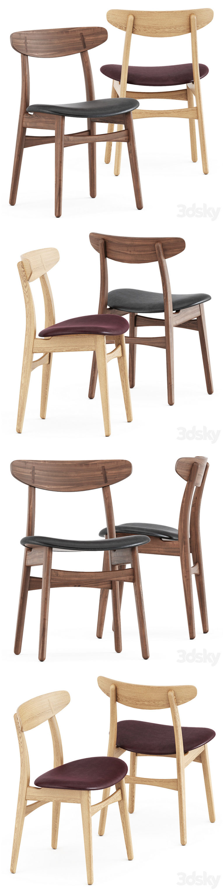Desire FX 3d models | CH30P chair by Carl Hansen – 3D Model