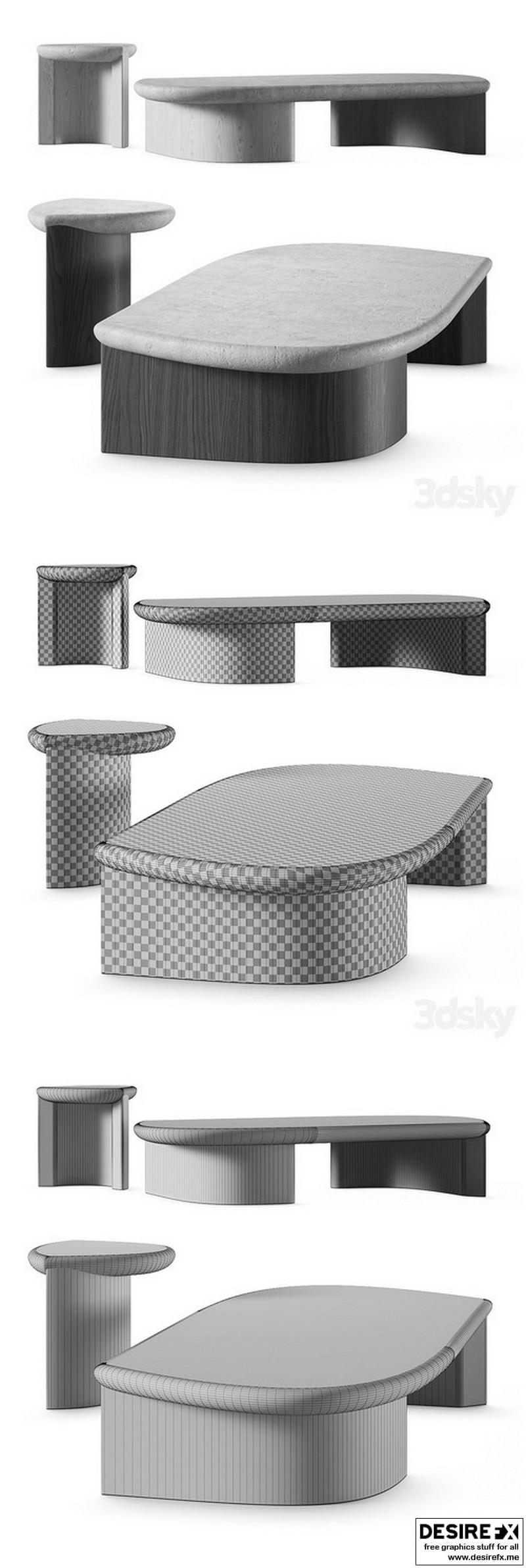 Desire FX 3d models | Collection Particulière Lady R Coffee Tables – 3D ...