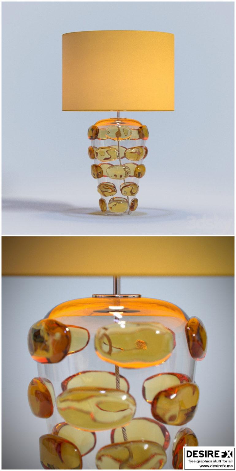 Desire FX 3d models | GLB31 BLOB LAMP AMBER – 3D Model