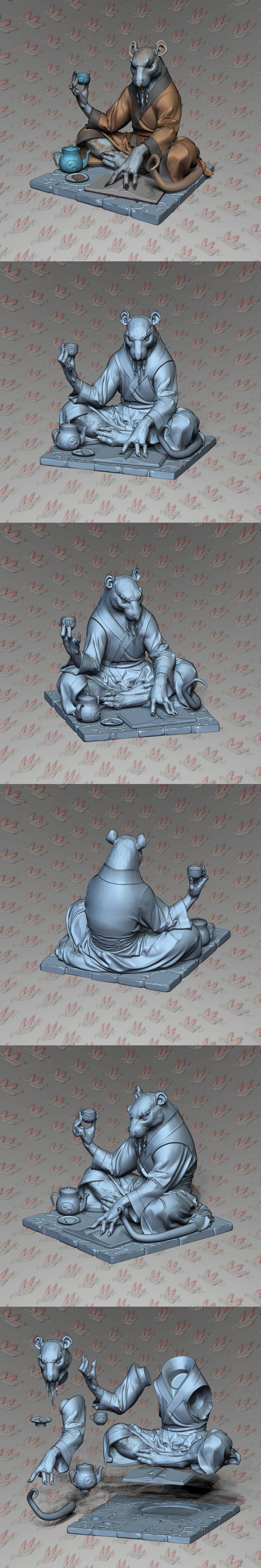 Desire FX 3d models | Master Splinter – Teenage Mutant Ninja Turtles ...