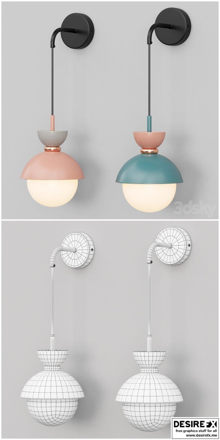 Desire FX 3d models | POMPON WALL Lampatron – 3D Model