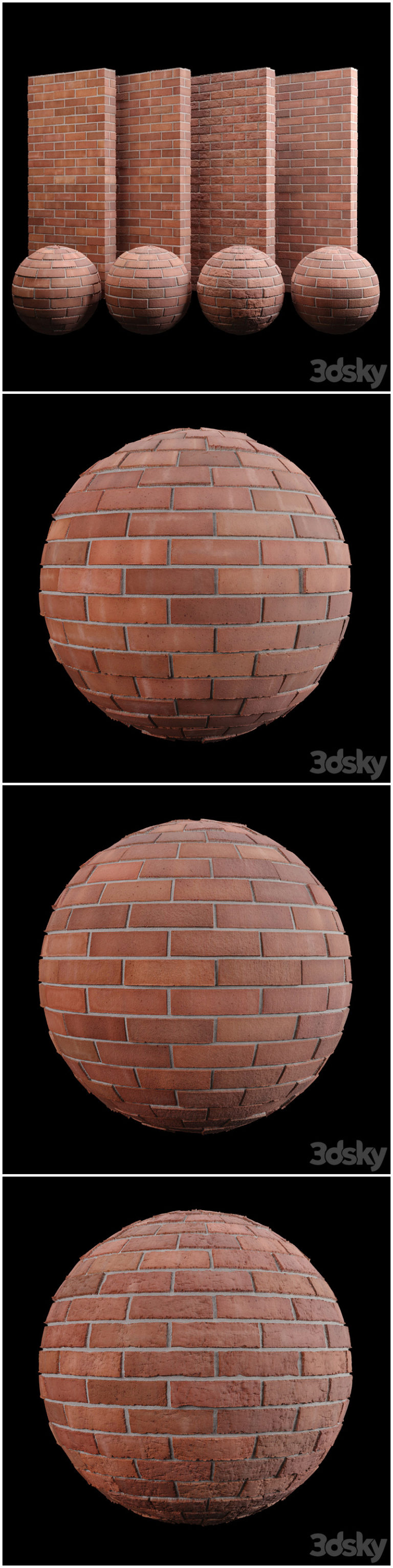 Desire FX 3d models | Red brick tiles – 3D Model