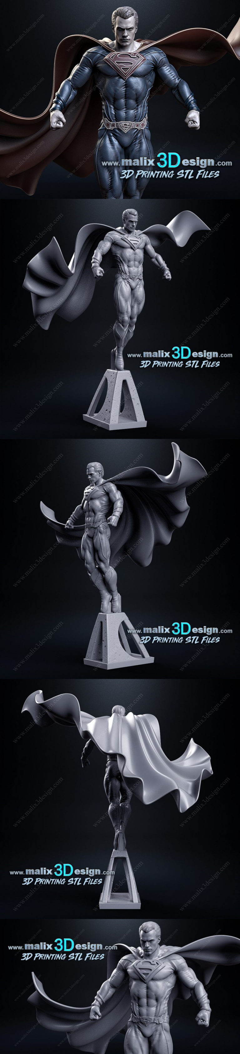 Desire FX 3d models | SANIX3D – Superman – DC Comics – 3D Model Print