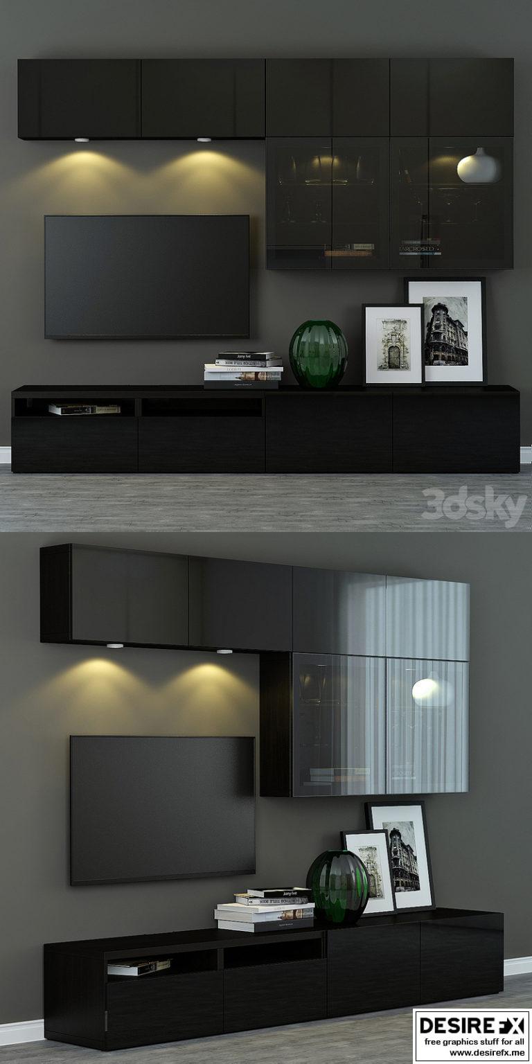 Desire FX 3d models | TV Wardrobe Besto Besta Selsviken – 3D Model