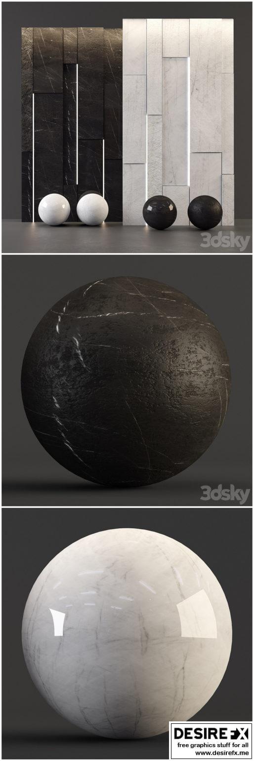 Desire FX 3d models | White Marble and Black Marble – 3D Model