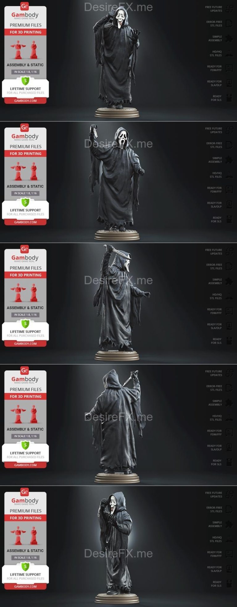 Desire FX 3d models | Gambody – Ghostface Scream – 3D Print Model STL Desire FX 3d models | Gambody – Ghostface Scream – 3D Print Model STL