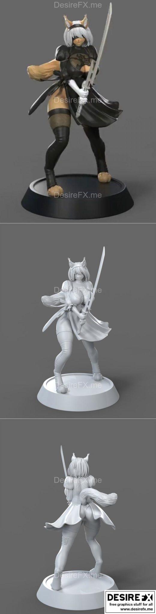 Desire FX 3d models | 2B Furry – 3D Print Model STL