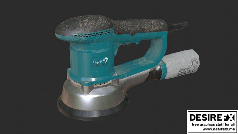 Desire FX 3d models | Eccentric Sander Low-poly 3D model