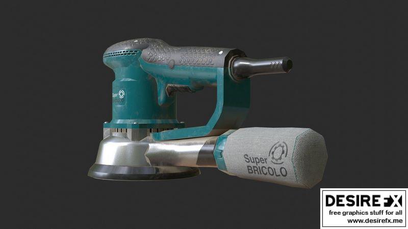 Desire FX 3d models | Eccentric Sander Low-poly 3D model