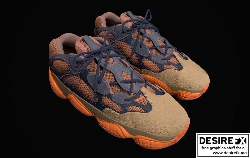 Desire FX 3d models | YEEZY 500 – Enflame – Kanye West – Streetwear Low ...