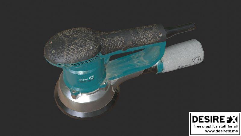 Desire FX 3d models | Eccentric Sander Low-poly 3D model
