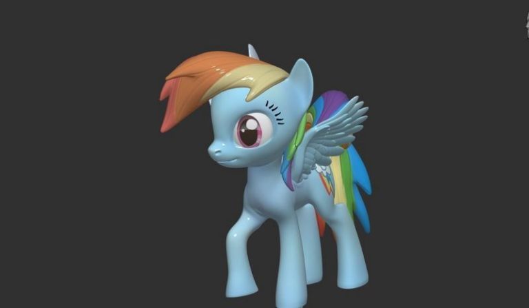 Desire FX 3d models | Friendship is Magic – Rainbow Dash – 3D Print