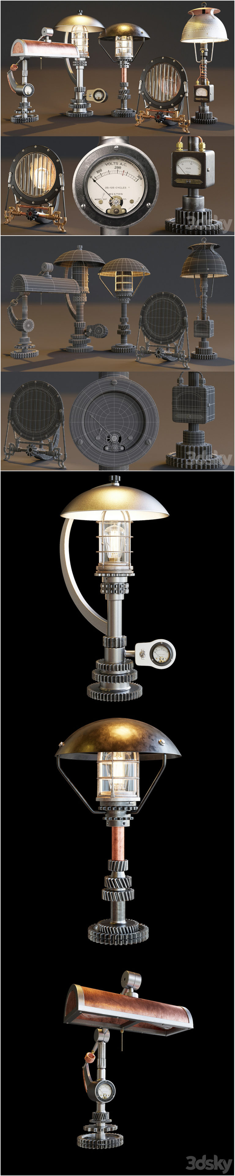 Desire FX 3d models | AVE Machine Brothers Lamps – 3D Model
