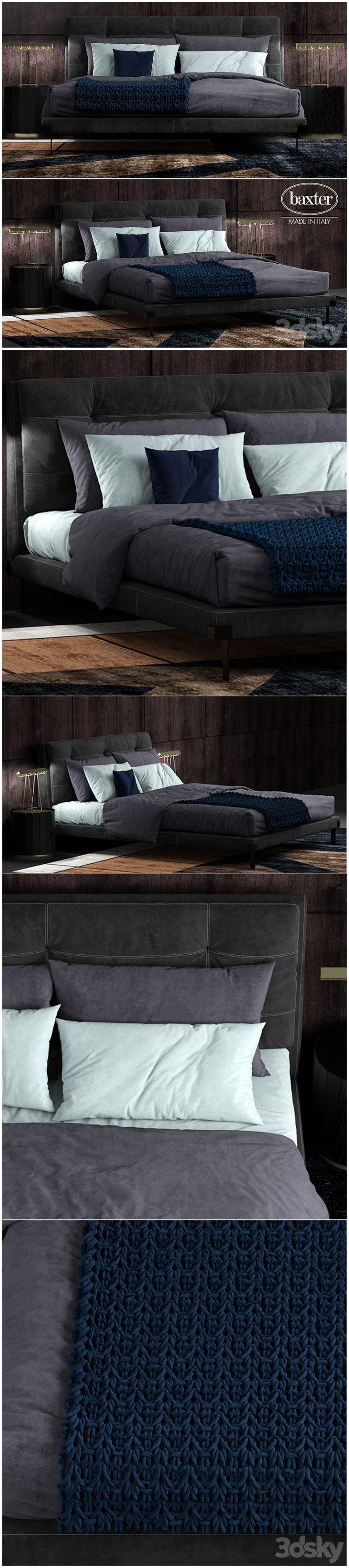 Desire FX 3d models | Bed baxter viktor 5 – 3D Model