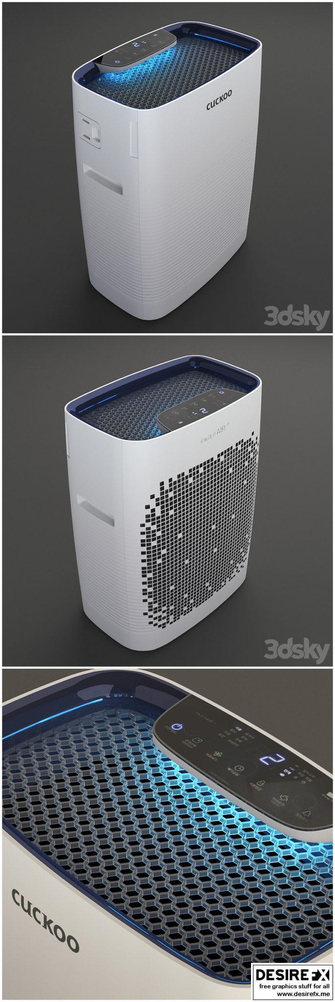 Desire FX 3d models | CUCKOO IN & OUT Air Cleaner – 3D Model