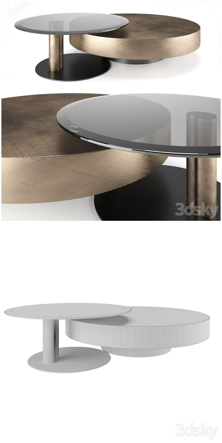 Desire FX 3d models | Coffee table Arena Bond Design Yasuhiro Shito ...