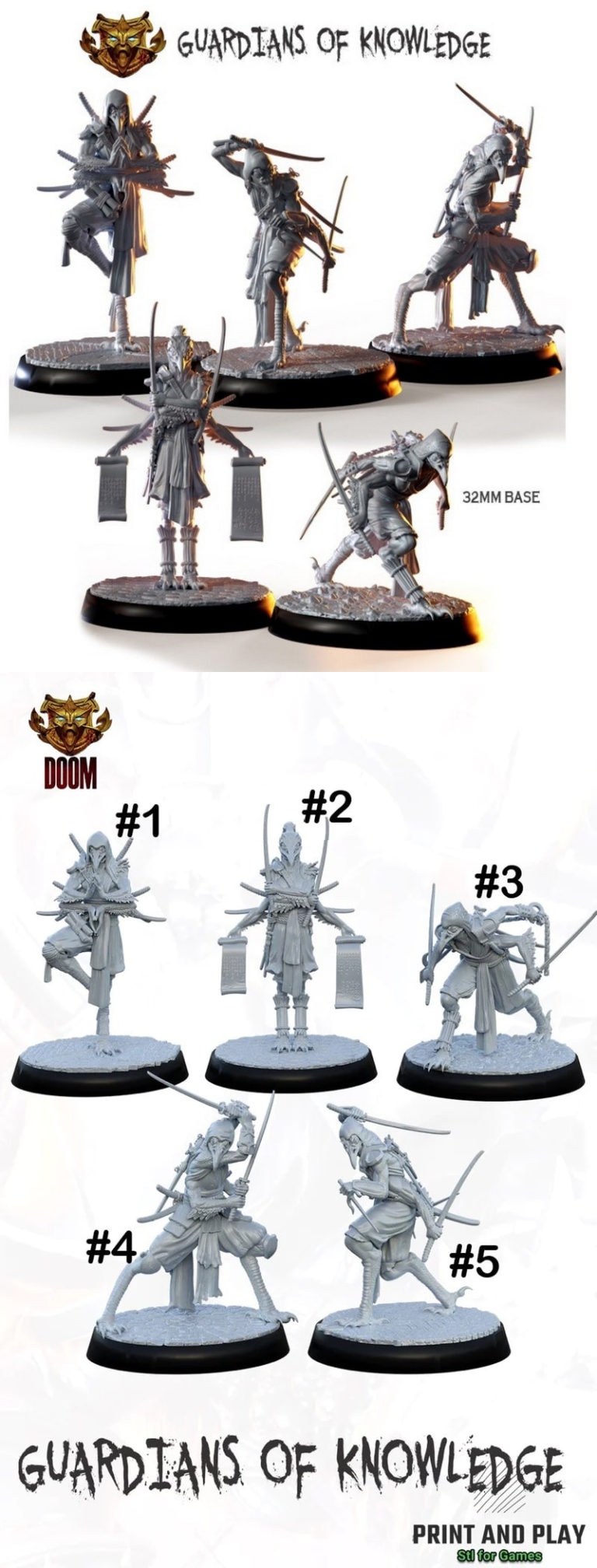 Desire FX 3d models | Guardians of Knowledge – 3D Print Model
