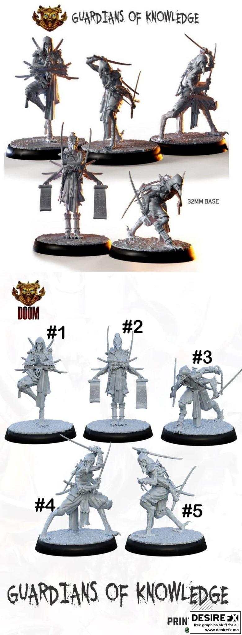 Desire FX 3d models | Guardians of Knowledge – 3D Print Model
