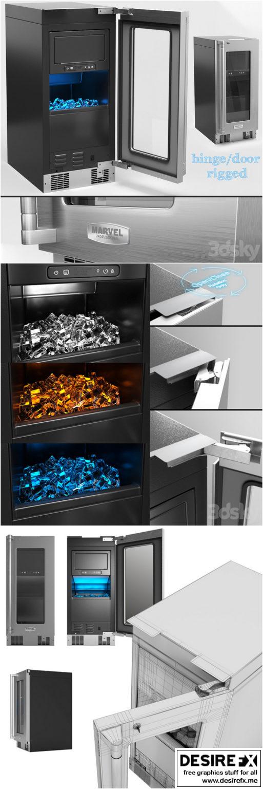 Desire FX 3d models | Ice Machine – MP15CP – by Marvel – 3D Model
