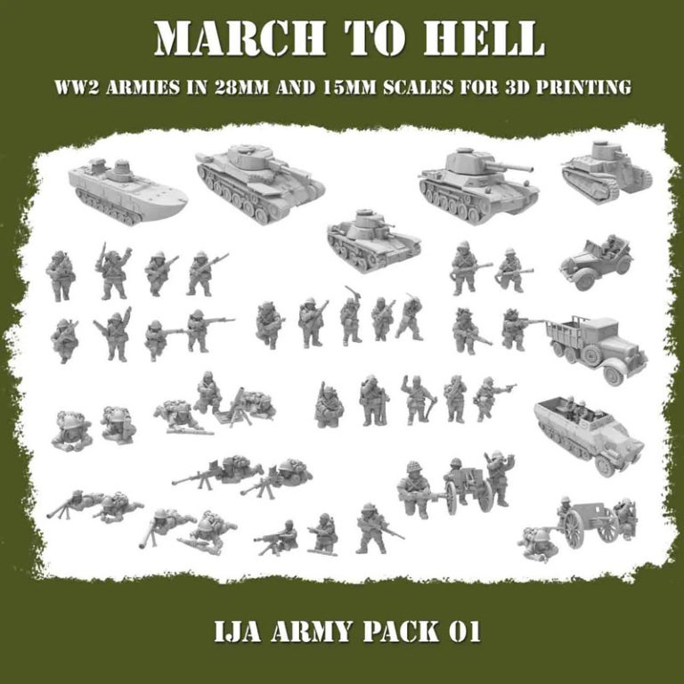 Desire FX 3d models | March to Hell – Japan ARMY Pack 01