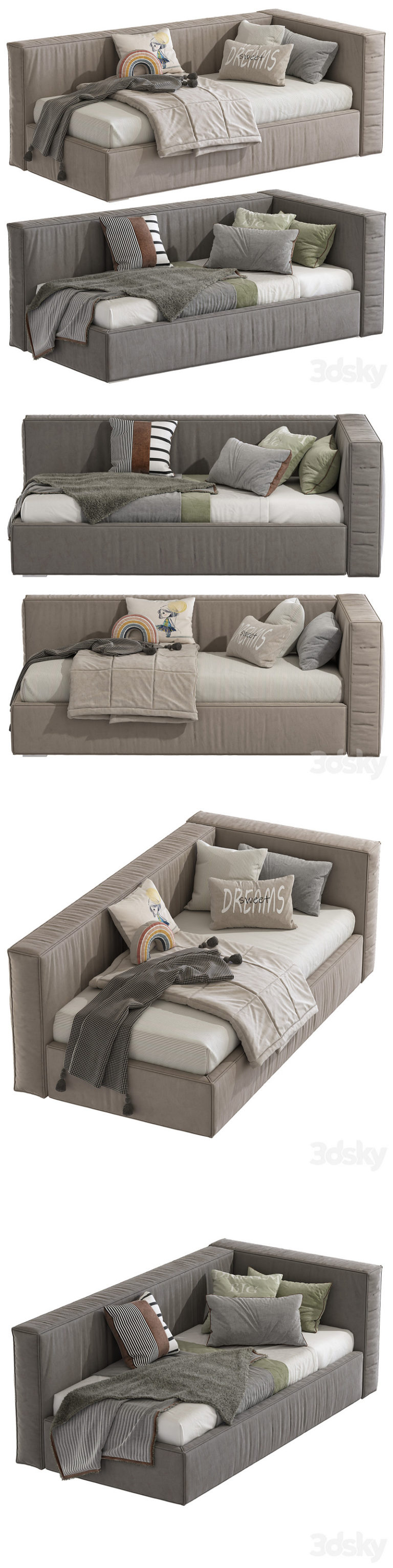 Desire FX 3d models | Modern style sofa bed 281 – 3D Model