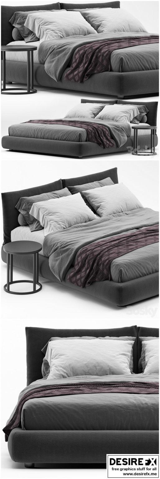 Desire FX 3d models | Poliform Dream Bed – 3D Model