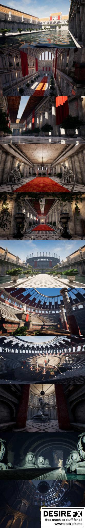 Desire FX 3d models | Roman Palace, Arena & Dungeon – Rome Fantasy ...