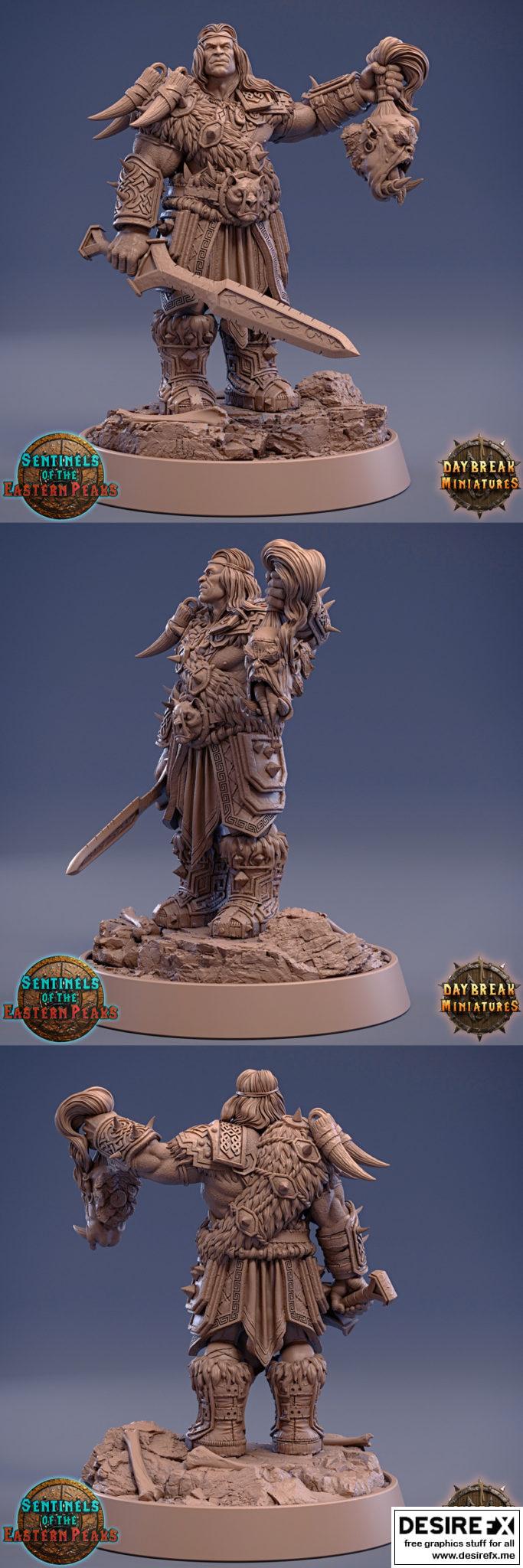 Desire FX 3d models | Silas of the Eastern Peaks – 3D Print Model