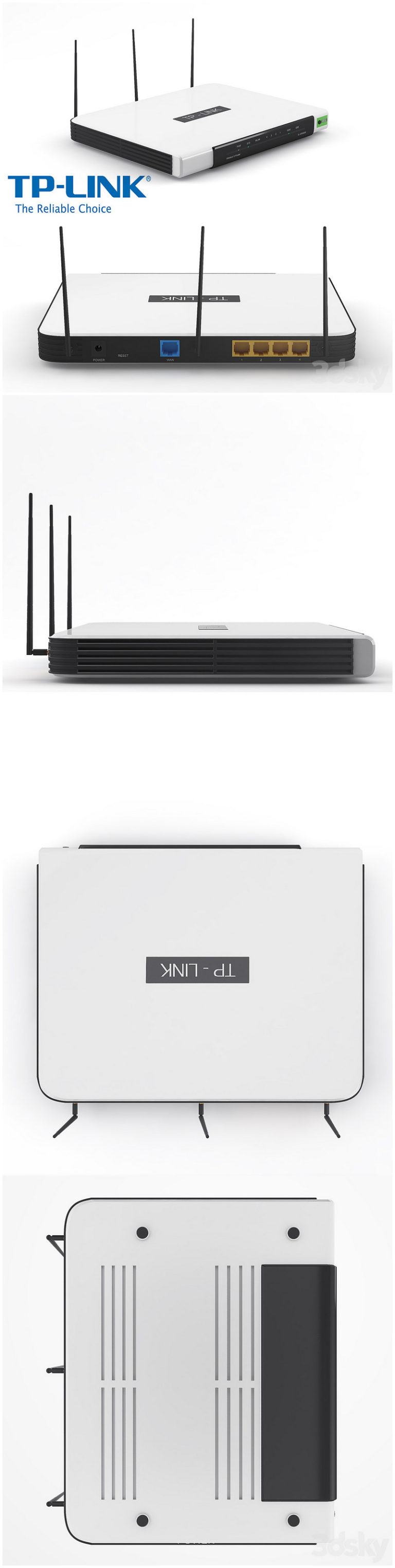 Desire FX 3d models | TP Link Wifi Router – 3D Model