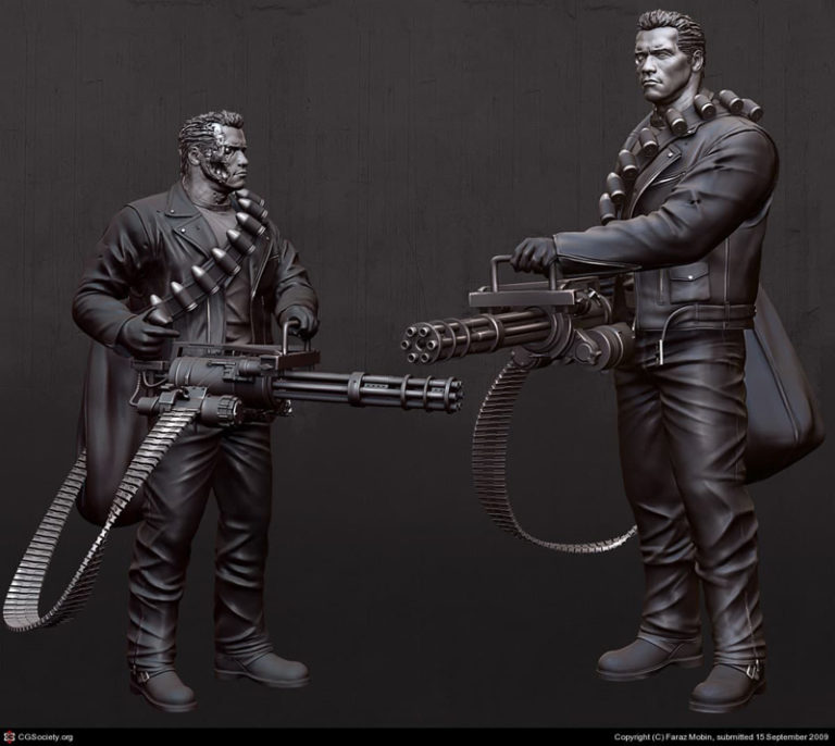 Desire FX 3d models | Terminator 2 Judgment Day – Arnold Schwarzenegger ...