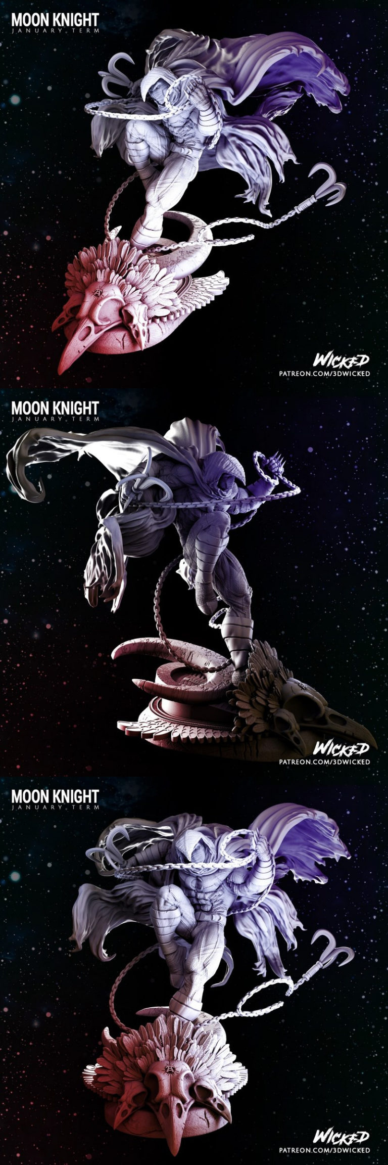 Desire FX 3d models | Wicked – Moon Knight – Marc Spector – Marvel ...