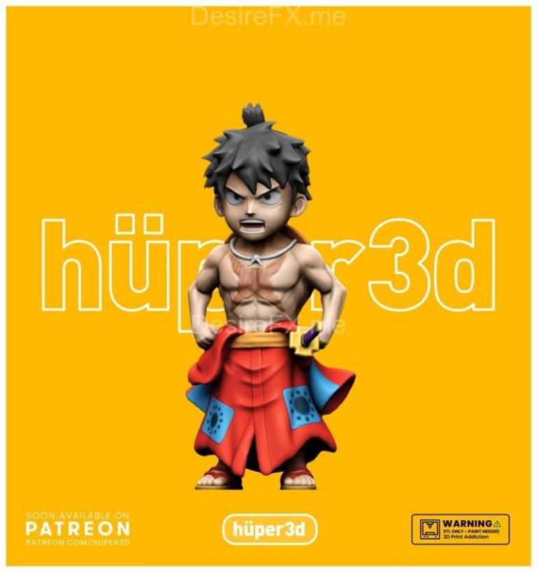 Desire FX 3d models | Huper3D – Luffy – 3D Print Model STL