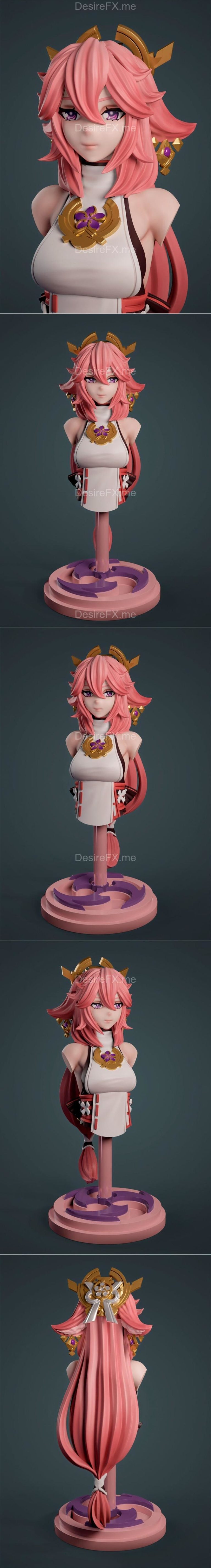 Desire FX 3d models | Yae Miko – 3D Print Model STL