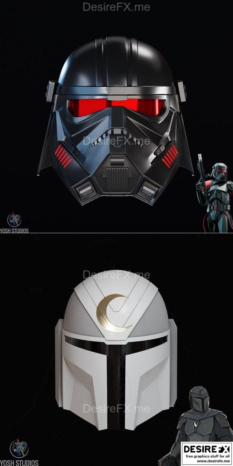 Desire FX 3d models | Star Wars – Purge Trooper Phase 2 helmet and Moon ...
