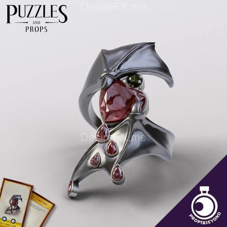 Desire FX 3d models | Ring of Vampiric Charm – 3D Print Model STL