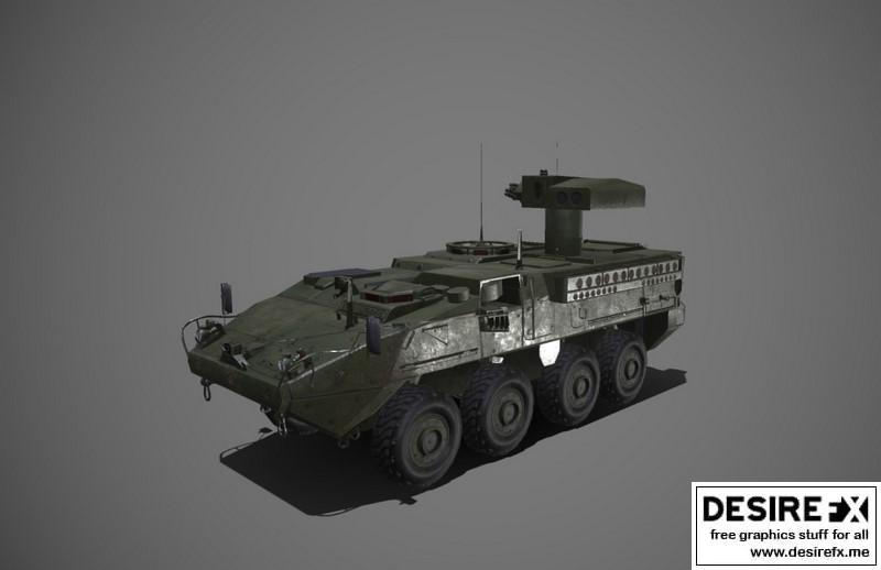 Desire FX 3d models | Stryker Assault Vehicle