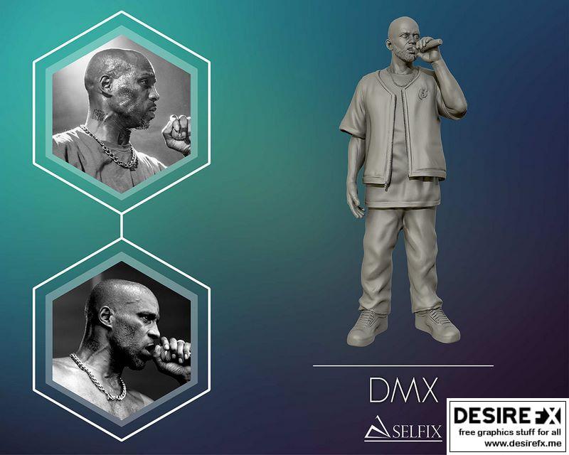 Desire FX 3d models | DMX American rapper and actor full-body sculpture ...