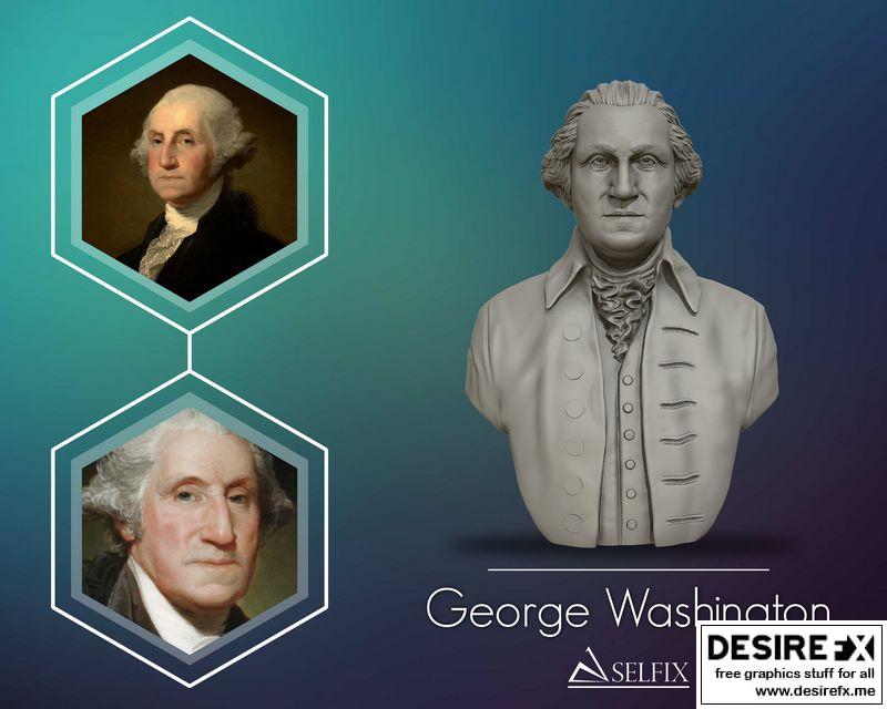 Desire FX 3d models | George Washington first president of the USA, 3D ...