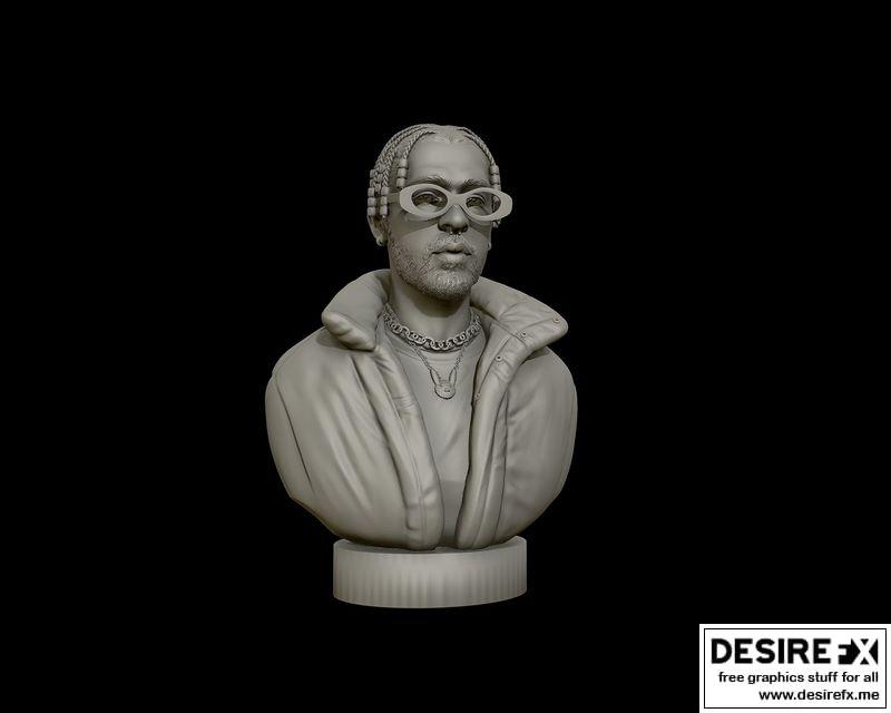 Desire FX 3d models | Bad Bunny Puerto Rican rapper, singer, songwriter ...