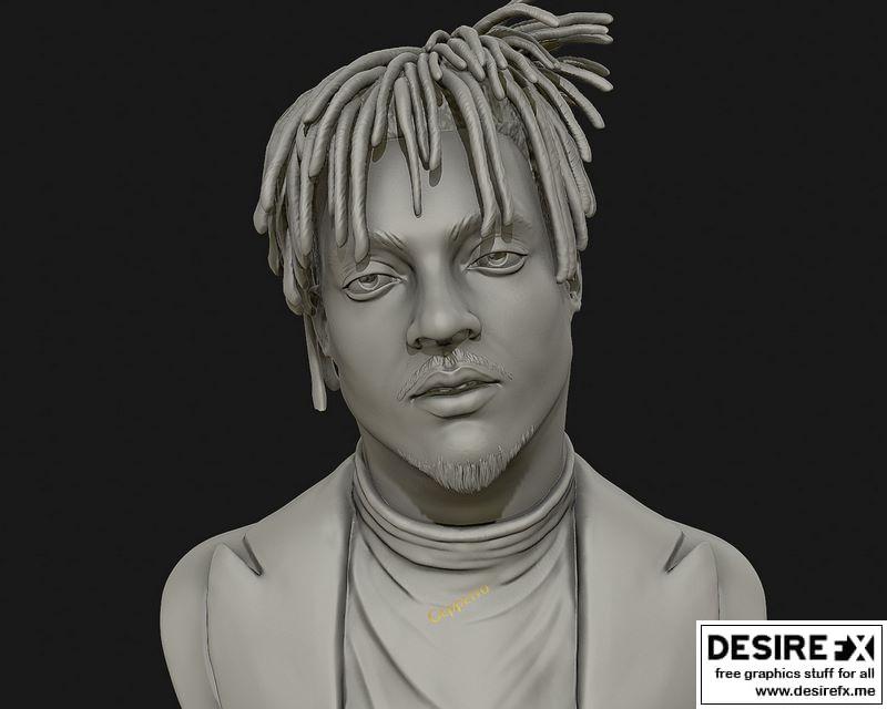 Desire FX 3d models | Juice wrld 3D sculpture Ready to 3D print 3D ...