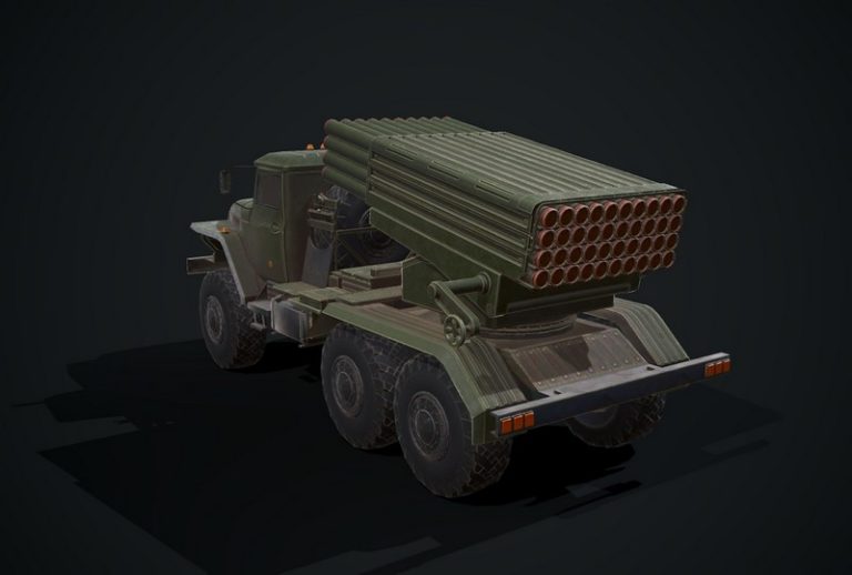 Desire FX 3d models | BM-21 “Grad” multiple launch rocket system