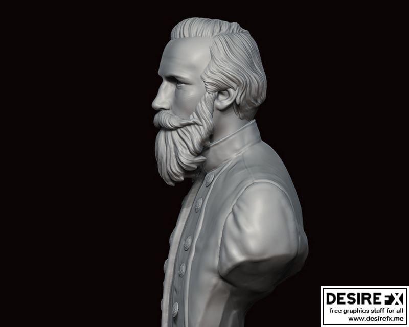 Desire FX 3d models | General James Ewell Brown Stuart Major General of ...