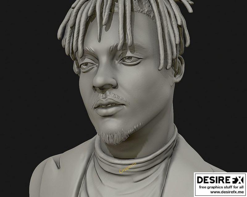 Desire FX 3d models | Juice wrld 3D sculpture Ready to 3D print 3D ...