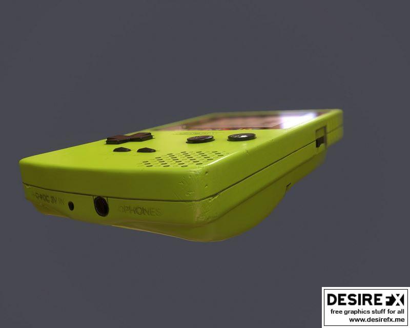 Desire FX 3d models | Gameboy Color Low-poly 3D model